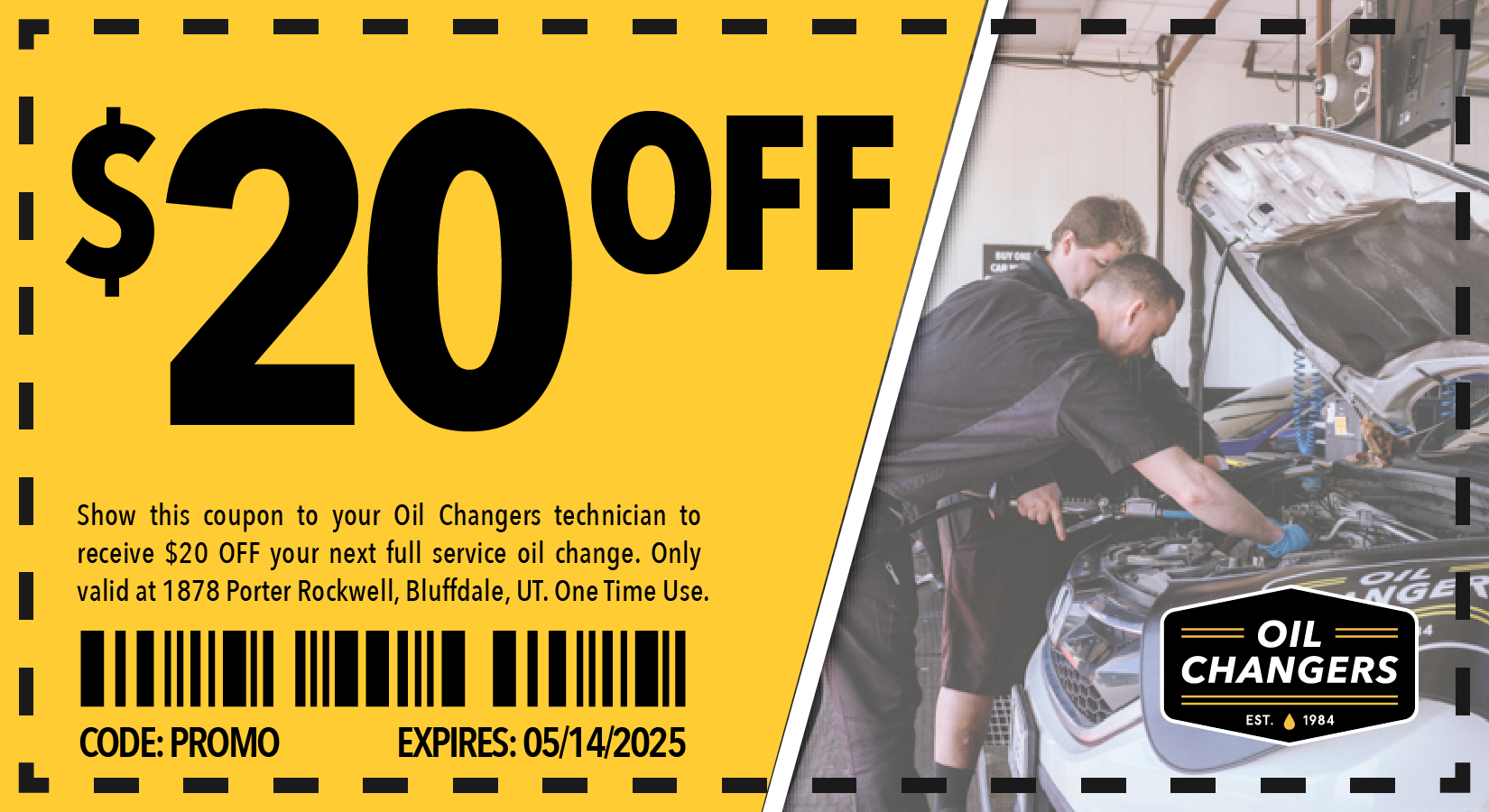 Oil Change in Green Bay WI - Oil Changers - Save $20 Today